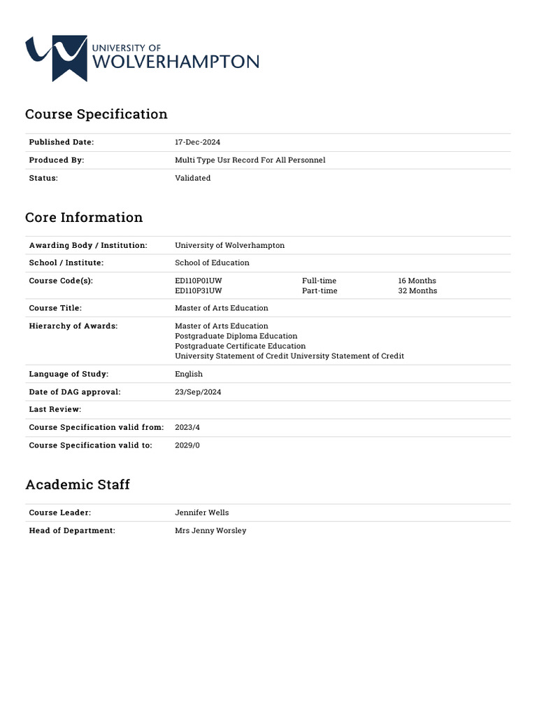ED110P31UW Specification | PDF | Critical Thinking | Knowledge