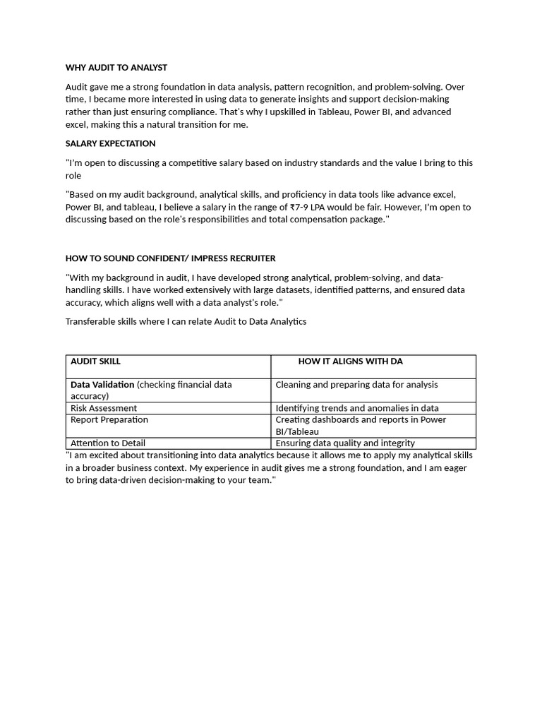 Aalyst - Success Sheet | PDF