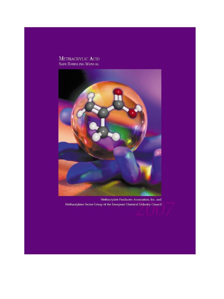 Methacrylic Acid - Safe Handling | PDF | Water | Corrosion