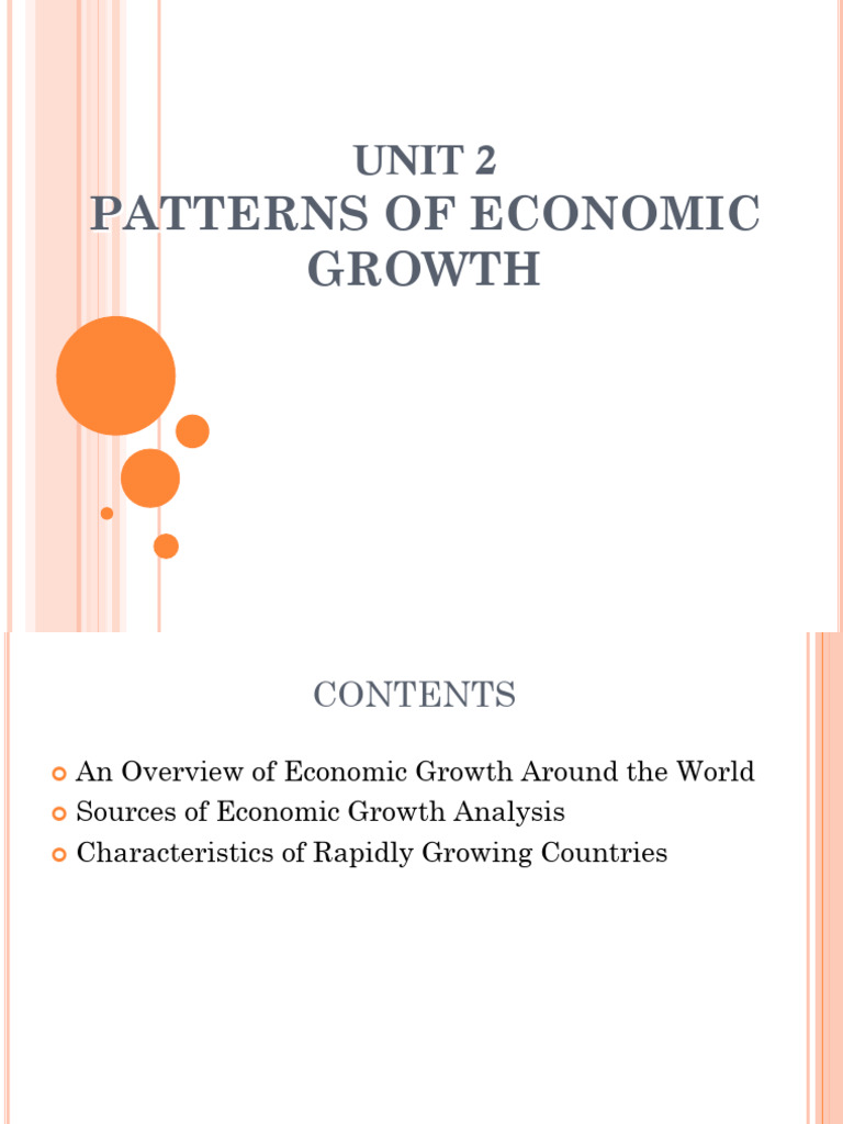Economic Growth Patterns and Analysis | PDF | Economic Growth ...