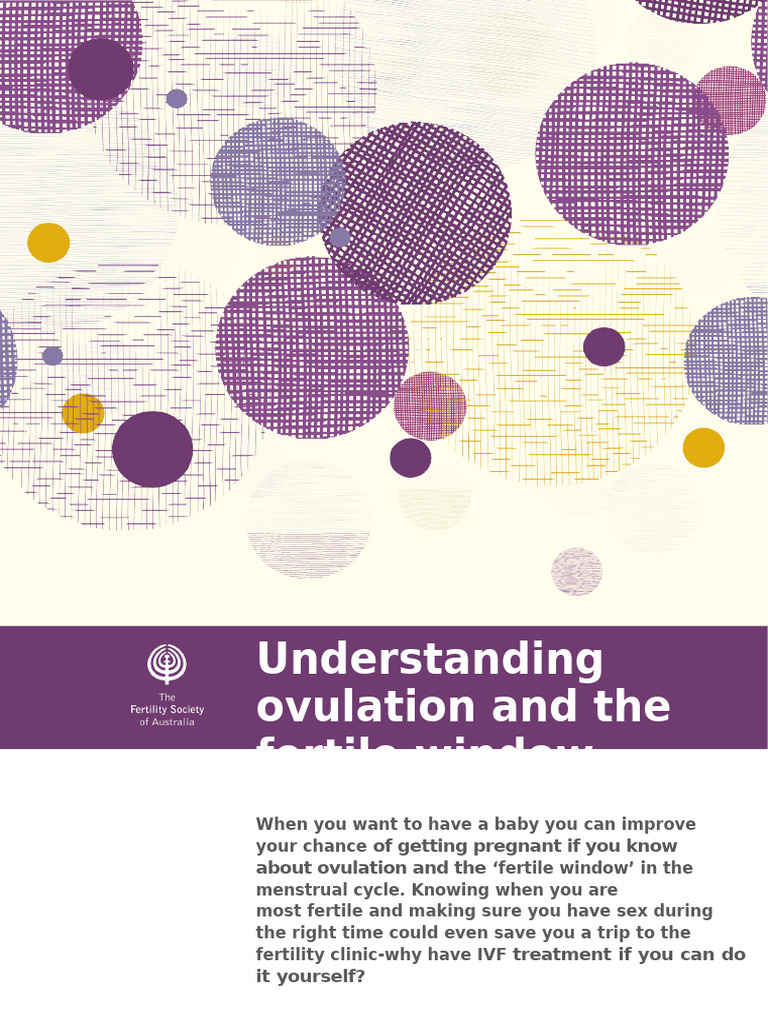 Understanding Ovulation and The Fertile Window | PDF | Menstrual Cycle ...