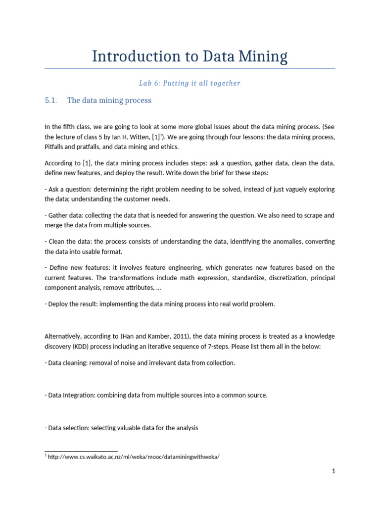 Phạm Nguyễn Quỳnh Anh - ITDSIU22130 - Lab-06 | PDF | Data Mining | Data Analysis