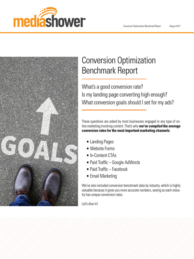 Conversion Optimization Benchmark Report | PDF | Marketing | Promotion And Marketing Communications