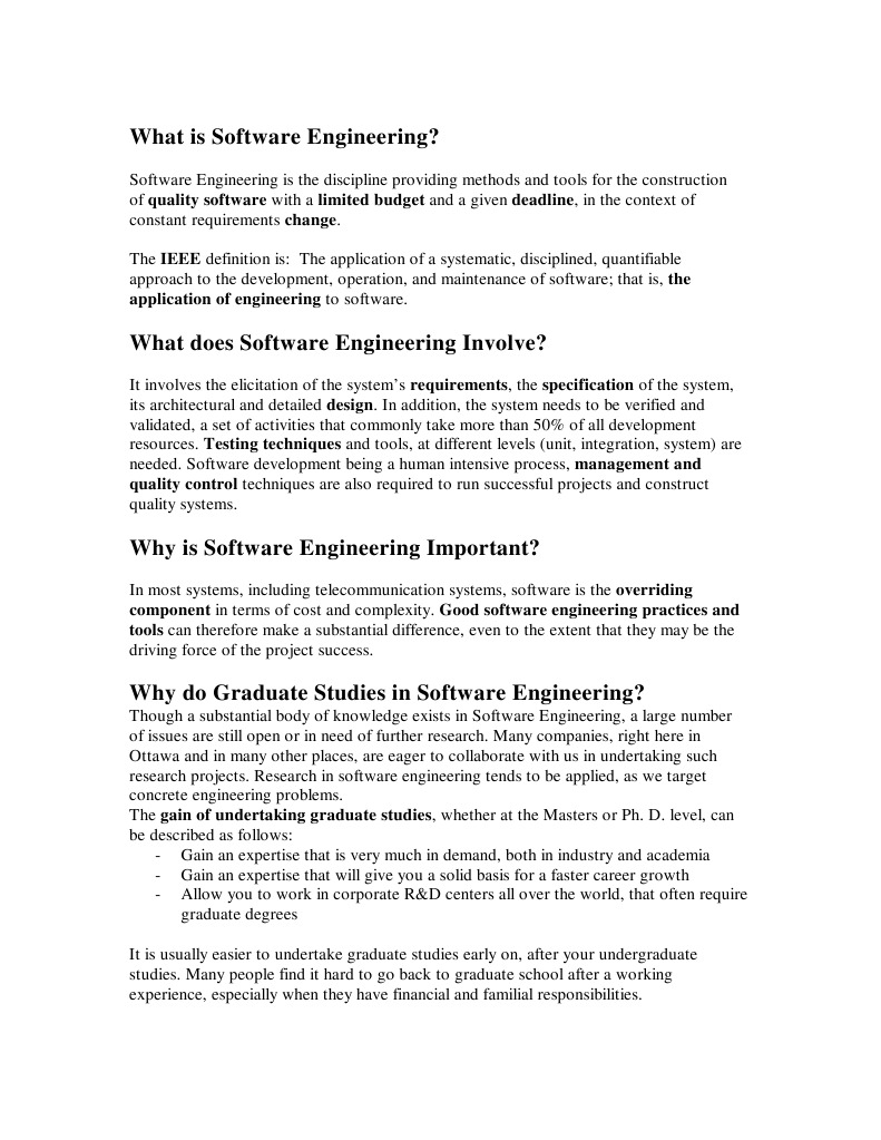 Understanding Software Engineering Basics | PDF
