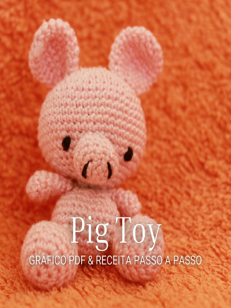 Receita Amigurumi Crochê Rosa Post Instagram | PDF