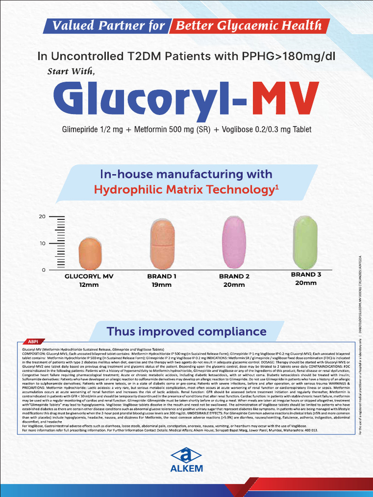 Glucoryl MV A4 Advt Jan25 CC | PDF