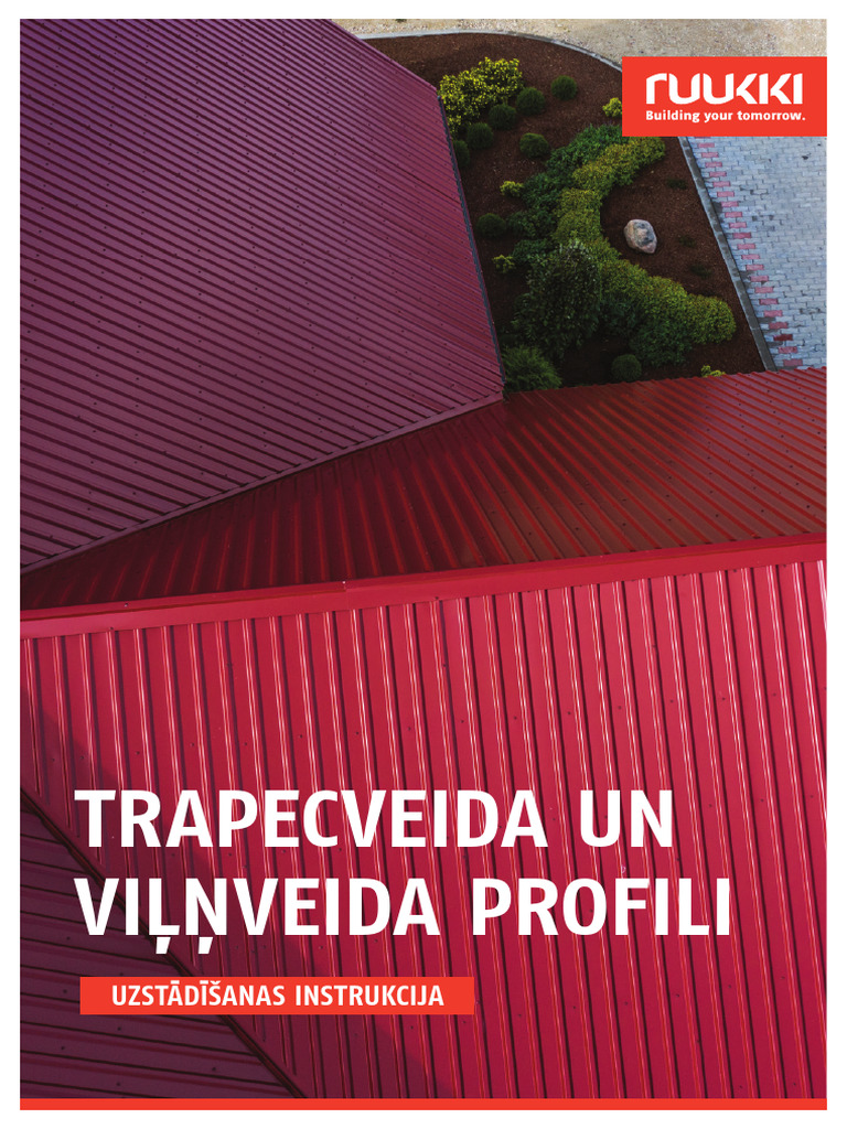 Trapecveida Jumta Profili Montazas Instrukcija | PDF