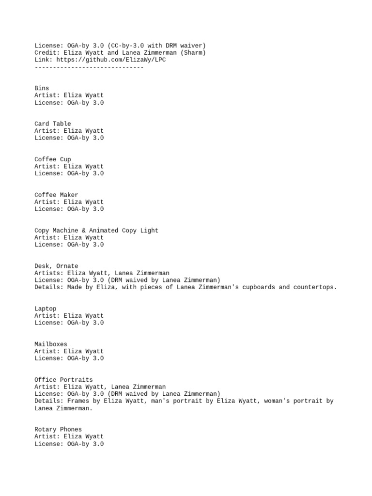 Credits | PDF