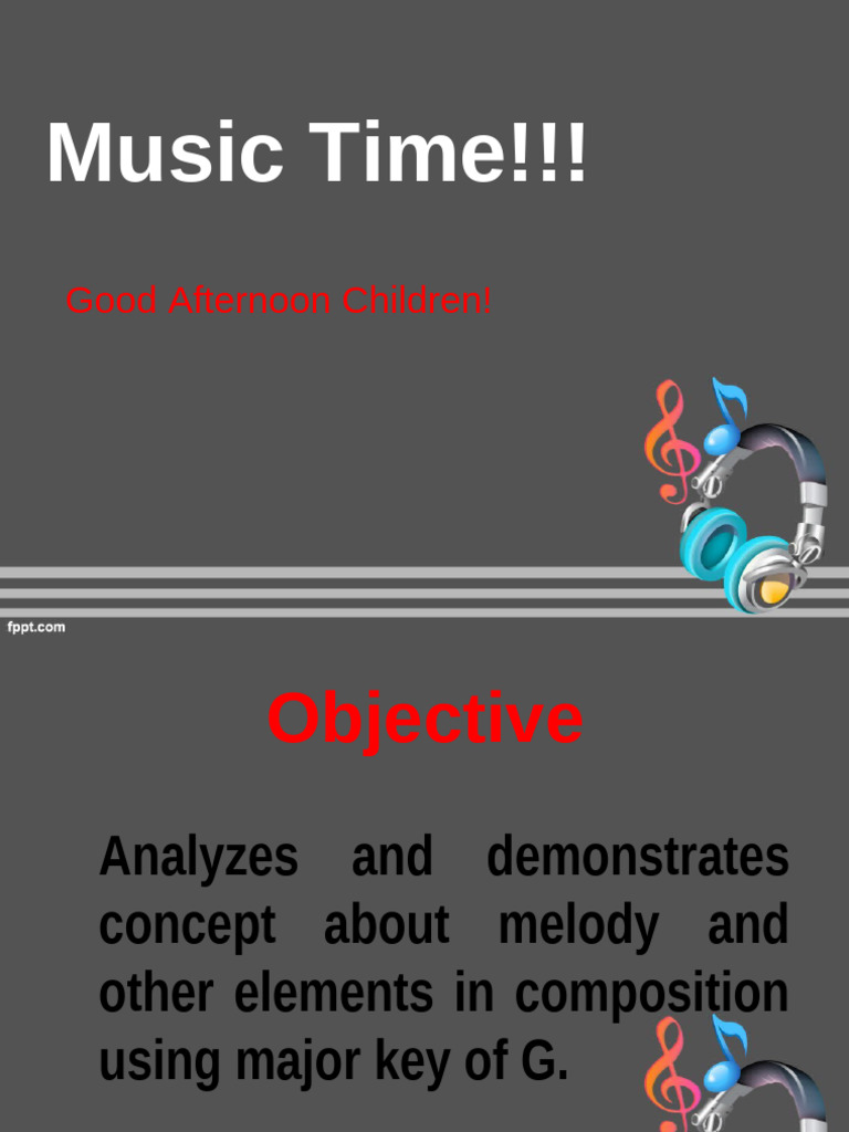 Music PPT - Melody Key of G | PDF