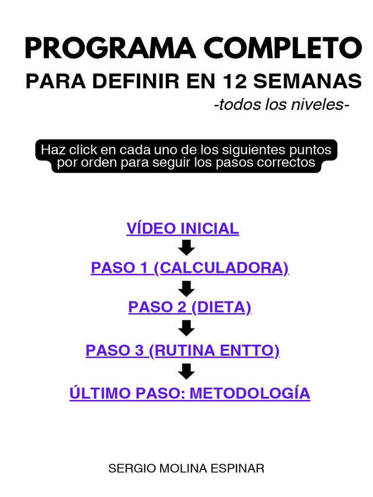 Programa Definición - Guía | PDF