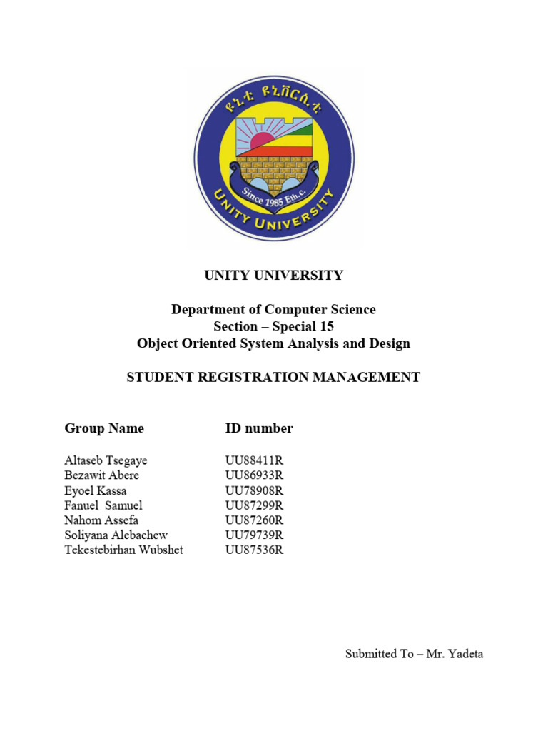 Student Registration Management System Overview | PDF | Usability ...