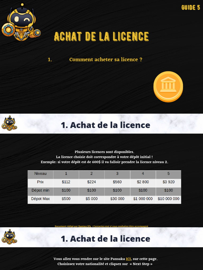 Guide d'Achat de Licence ATG 5.0 | PDF