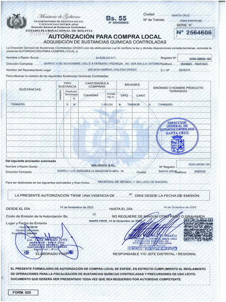 Sustancias Controladas 1 | PDF