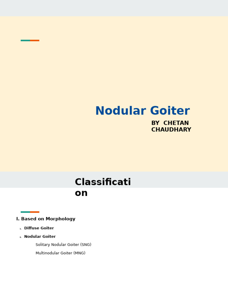 Nodular Goiter AI Enhanced Presentation (1) 2 | PDF | Thyroid ...