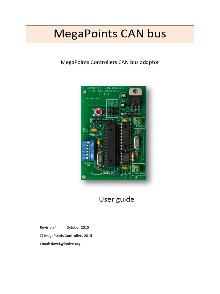 CAN-Bus-Adaptor-User-Guide | PDF | Computer Network | Electrical ...
