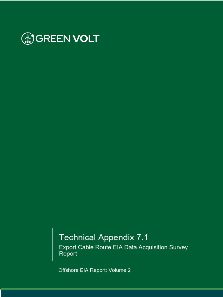 Appendix 7.1 Export Route EIA Data Acquisition Survey | PDF | Latitude ...