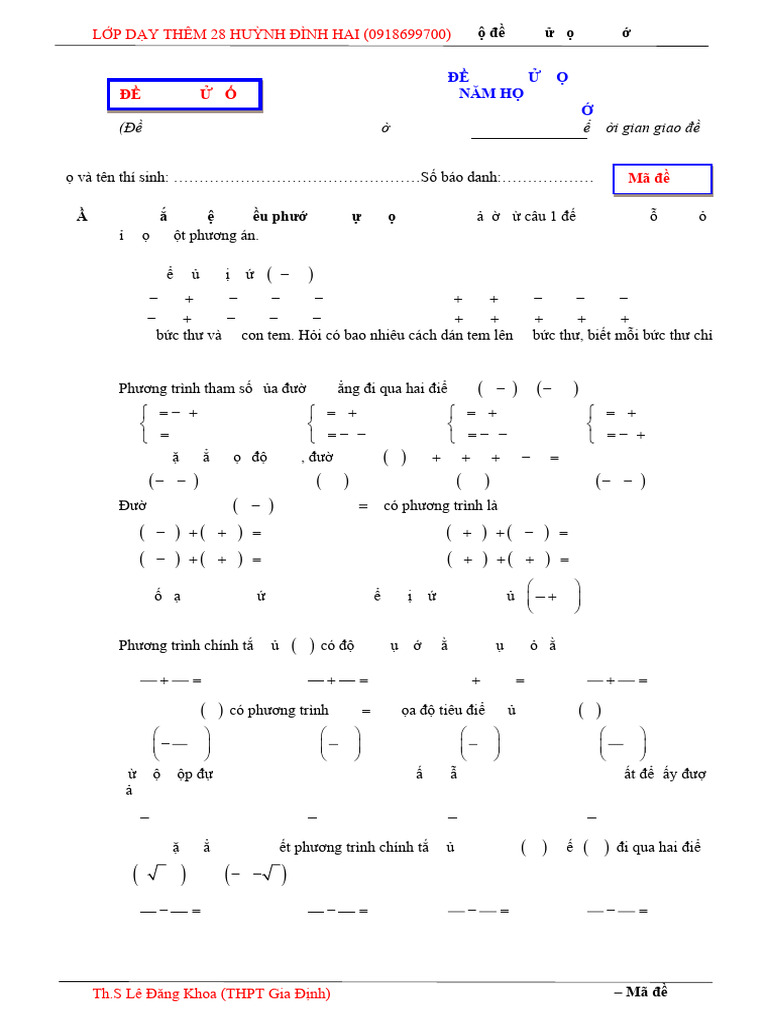05 de Thi Thu Cuoi Hoc Ki 2 Mon Toan 10 Nam Hoc 2024 2025 Co Dap An | PDF