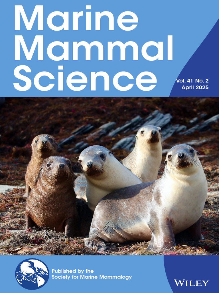 Marine Mammal Science - 2025 - Issue Information | PDF | Whales | Cetaceans