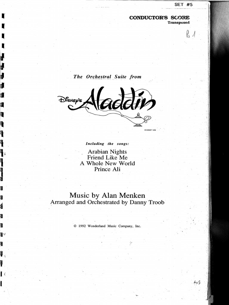 Alan Menken - Aladdin - Suite | PDF