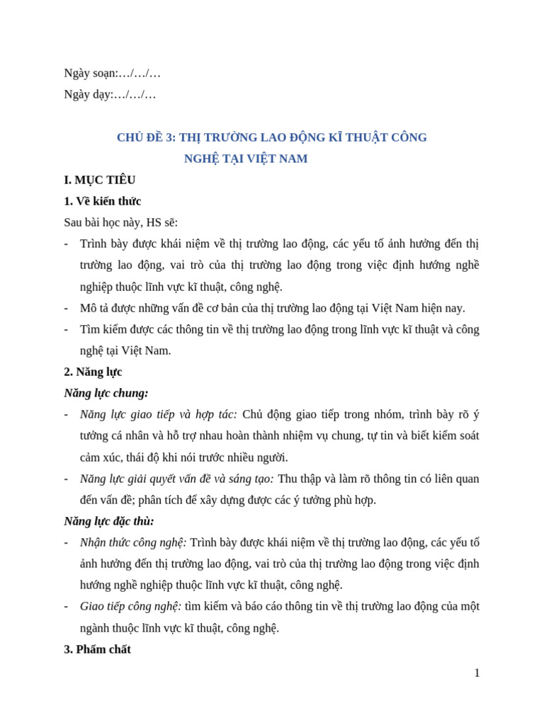 Cd3 Thitruonglaodong Cn9 DHNN CTST | PDF