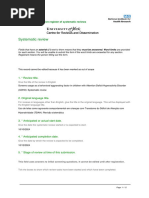 PROSPERO Registration Protocol Template | PDF