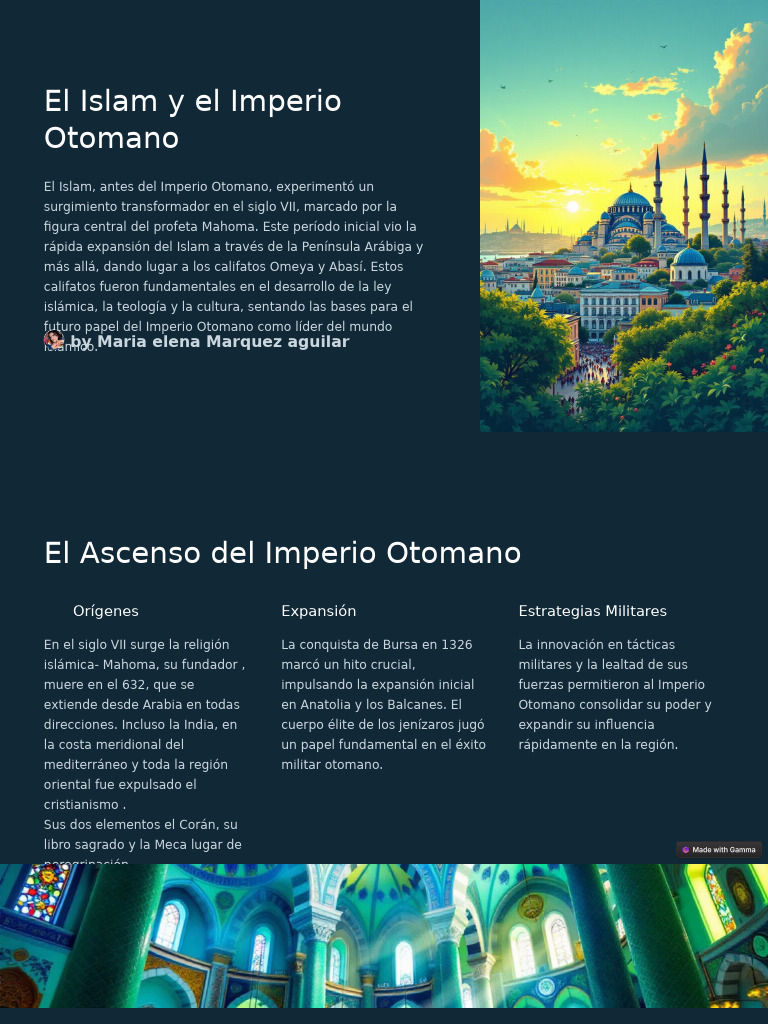 Islam y el Imperio Otomano: Legado y Poder | PDF | imperio Otomano ...