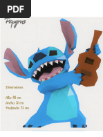 Plantillas Botarga Stitch | PDF