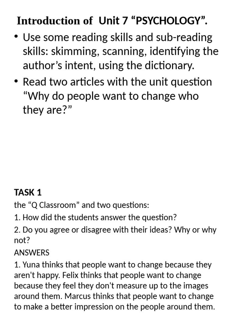 Unit 7 - 1 - Introduction | PDF