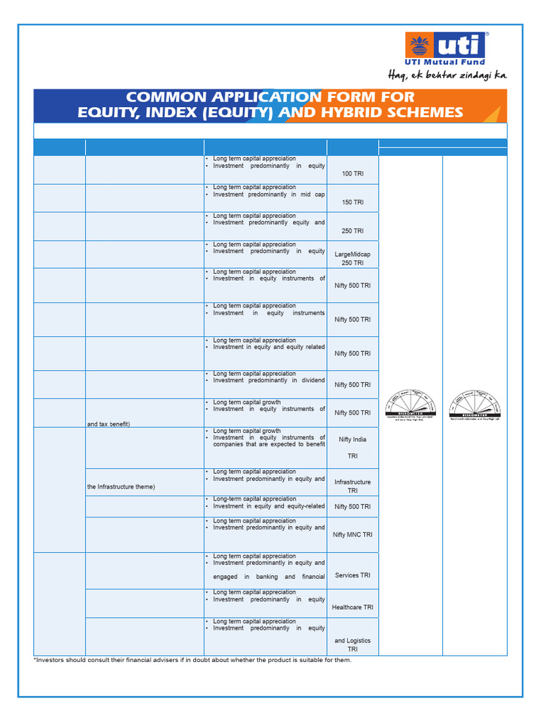 UTI Mutual Fund SIP Management Guide | PDF | Investing | Exchange ...