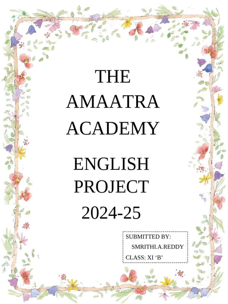 English Project | PDF