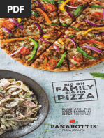 Panarottis Delivery Menu | PDF | Sausage | Pizza