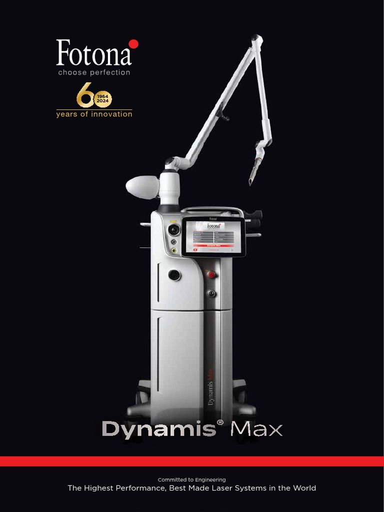 Fotona Dynamis Max: Versatile Laser Solutions | PDF | Laser | Scar