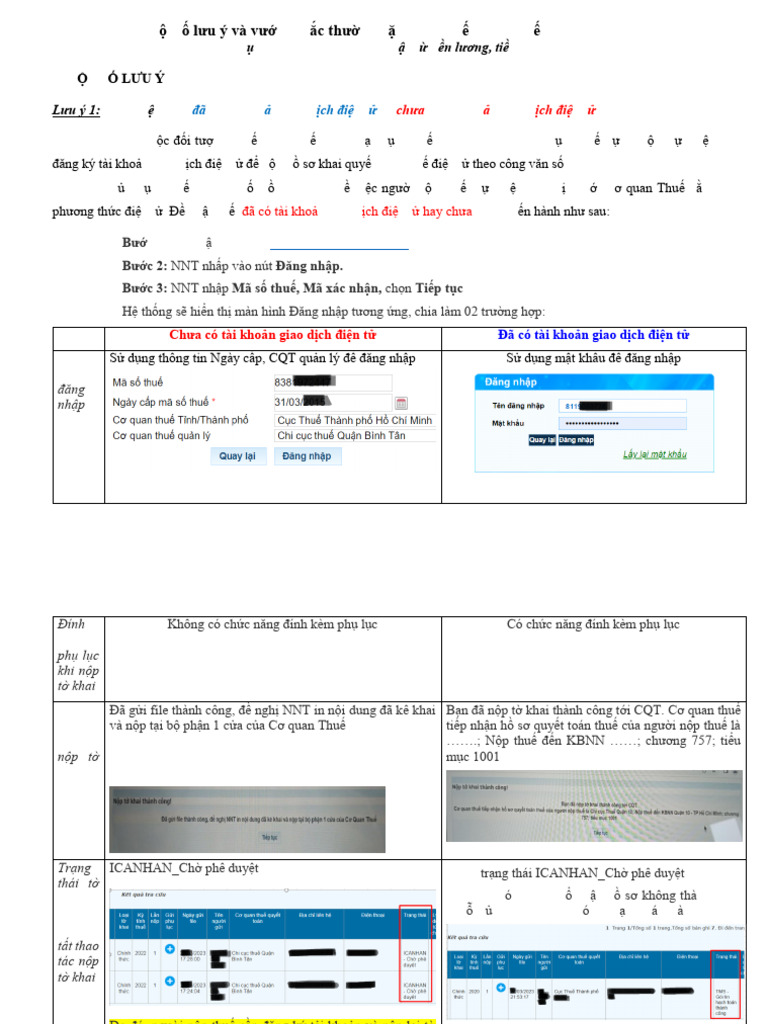 Luu y Khi Quyet Toan Thue TNCN | PDF