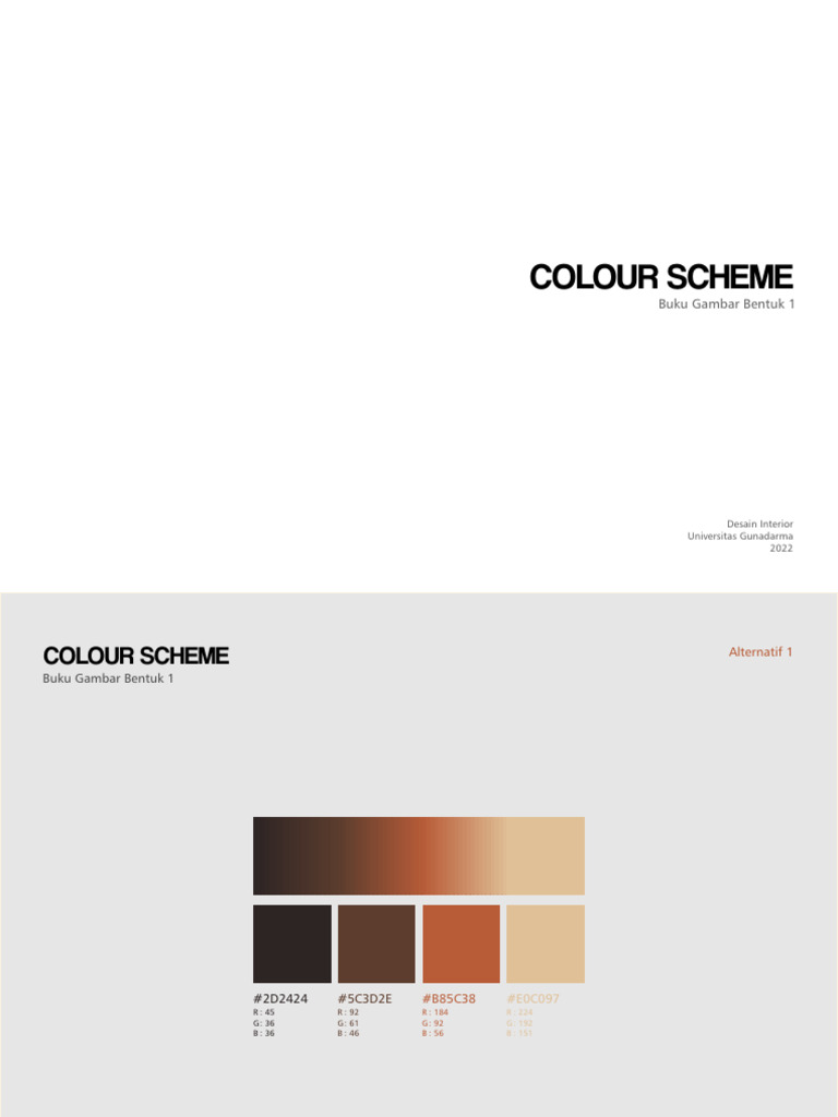 Colour Scheme | PDF