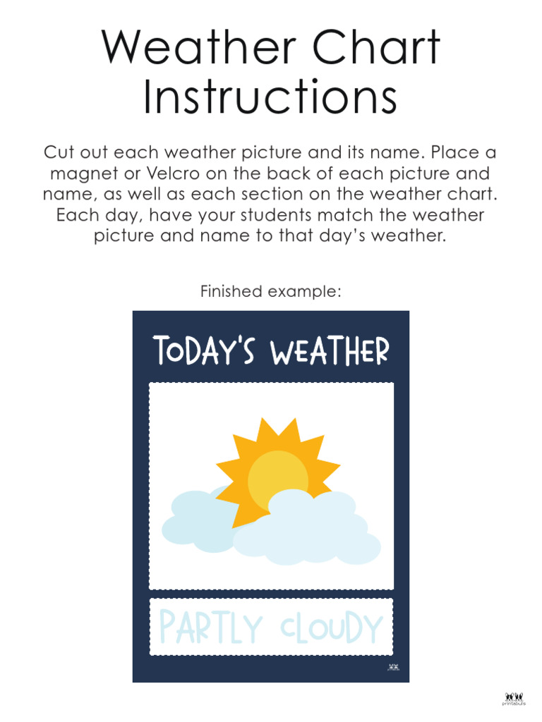 Weather Printable 6 | PDF