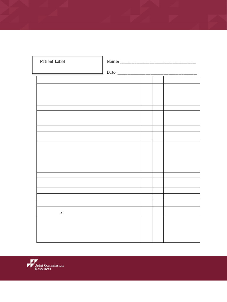 Surgical Site Infection Prevention Checklist | PDF