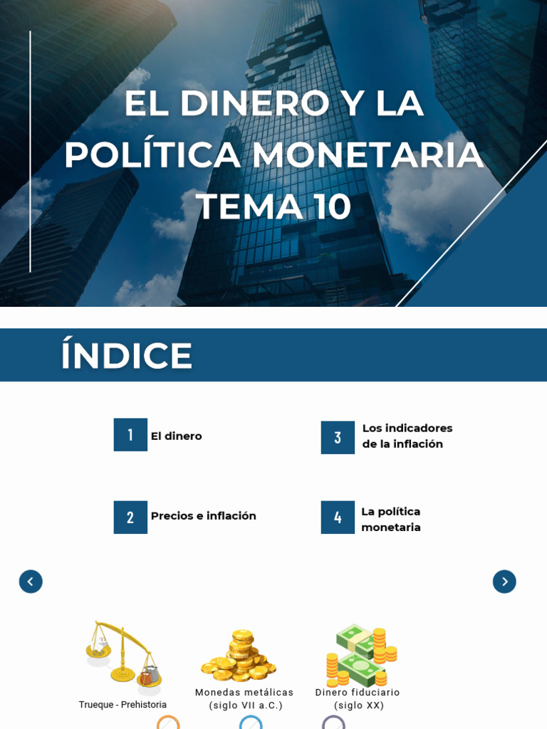 Tipos y efectos de la política monetaria | PDF | La política monetaria ...