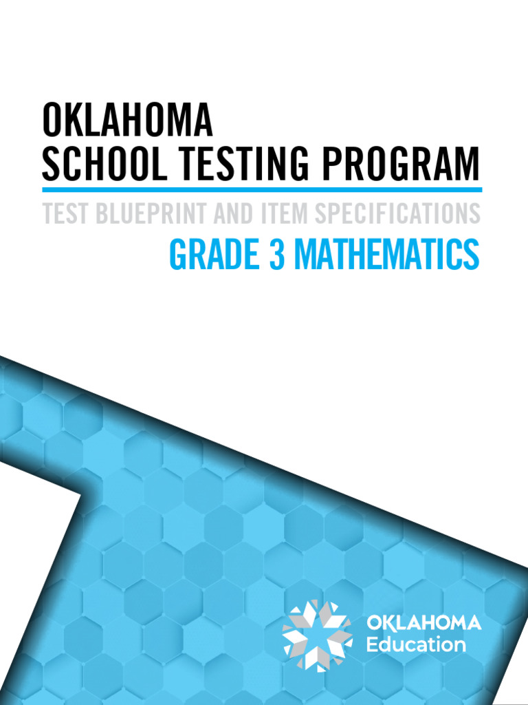 OK Math State Test Guidelines | PDF | Educational Assessment ...