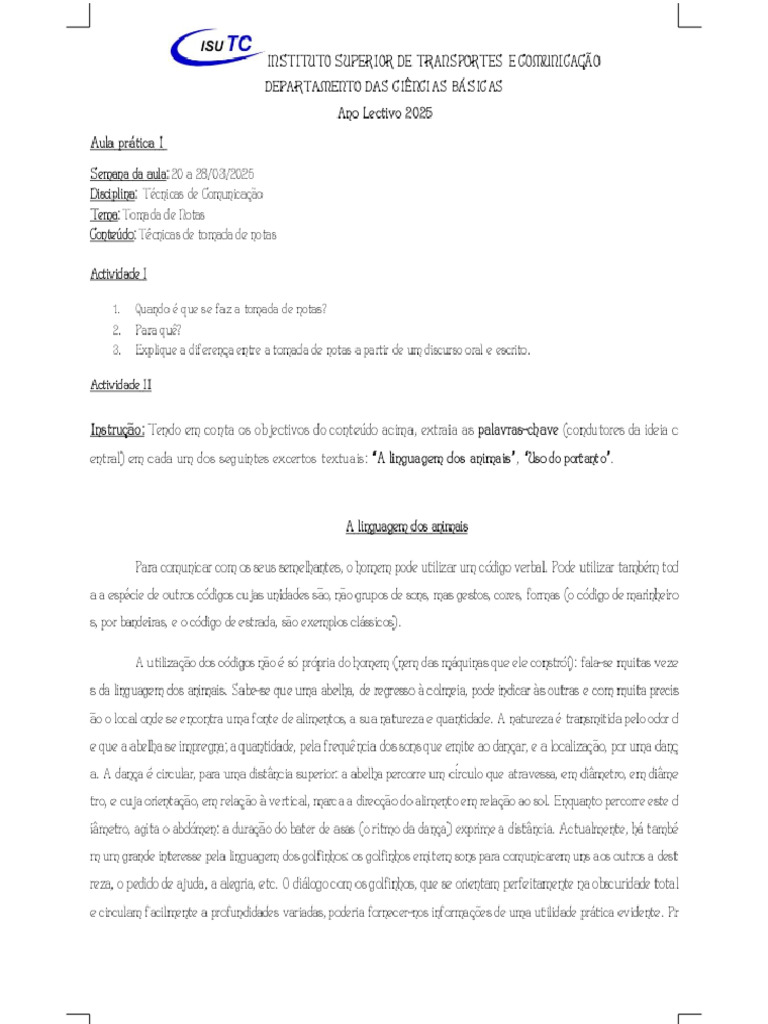 Tomada de Notas - Phoenix | PDF