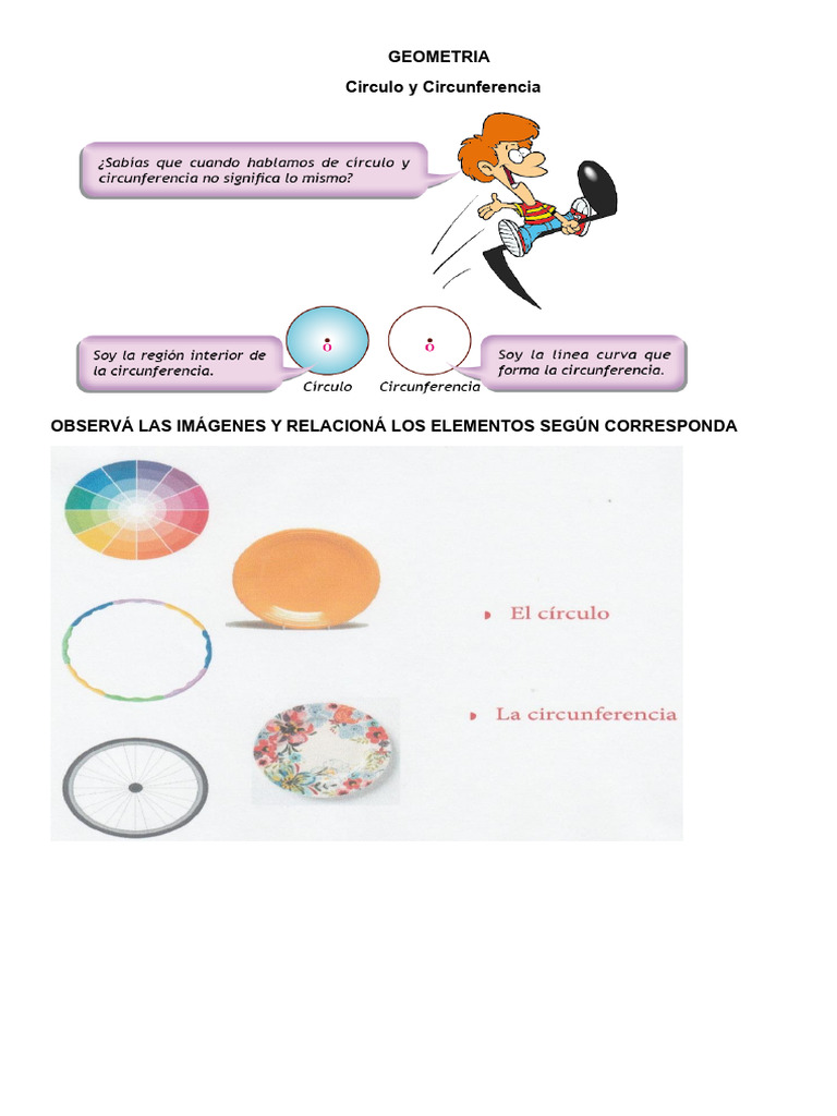 Geometria Circulo y Circunferencia | PDF