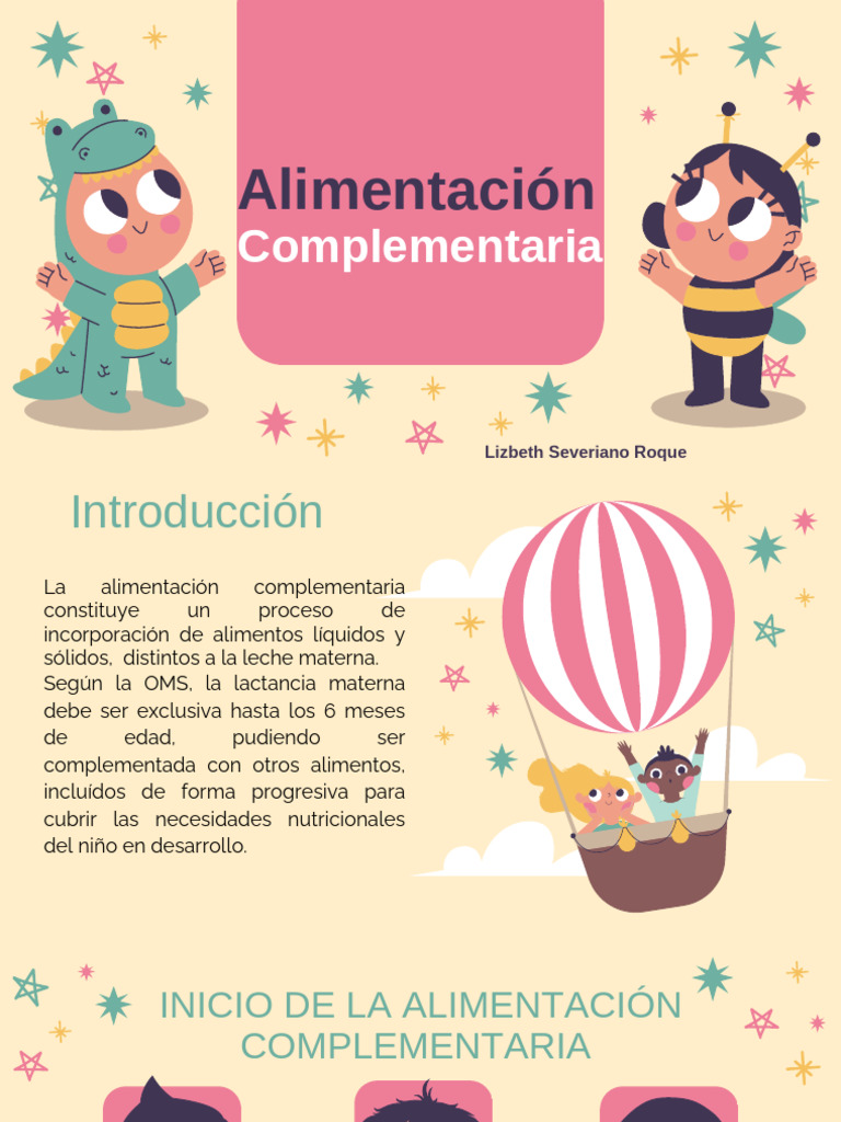 Alimentacion Complementaria - PPTX 20241018 103909 0000 | PDF | Alimentos | Vegetales