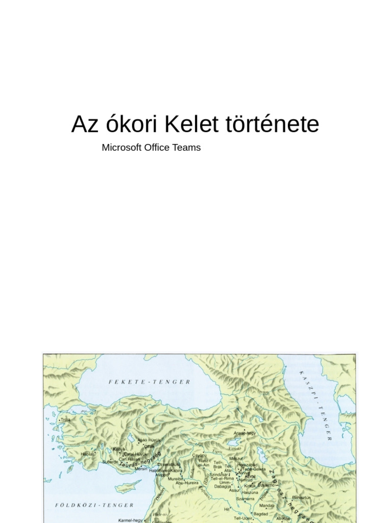Ókori Kelet Története - Bacskay | PDF