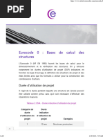 Bases de calcul Eurocode 0 | PDF | Ingénierie | Ingénierie des structures