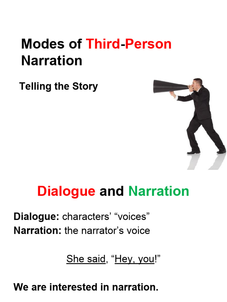Yr 9 modes-of-third-person-narration-lesson | PDF | Narration | Imagination