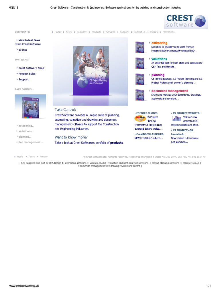 Crest Software - Constru.. | PDF