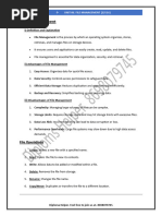 File Management Questions and Answers | PDF | Computer File | Computer Data Storage