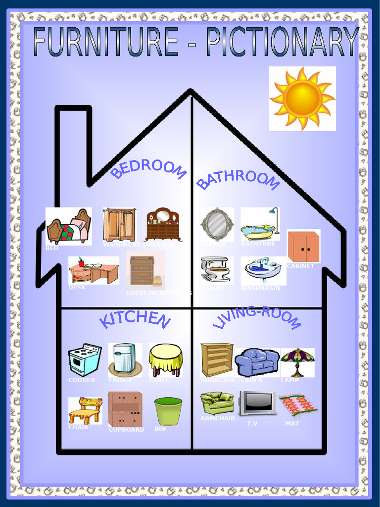 3671 Furniture Pictionary | PDF