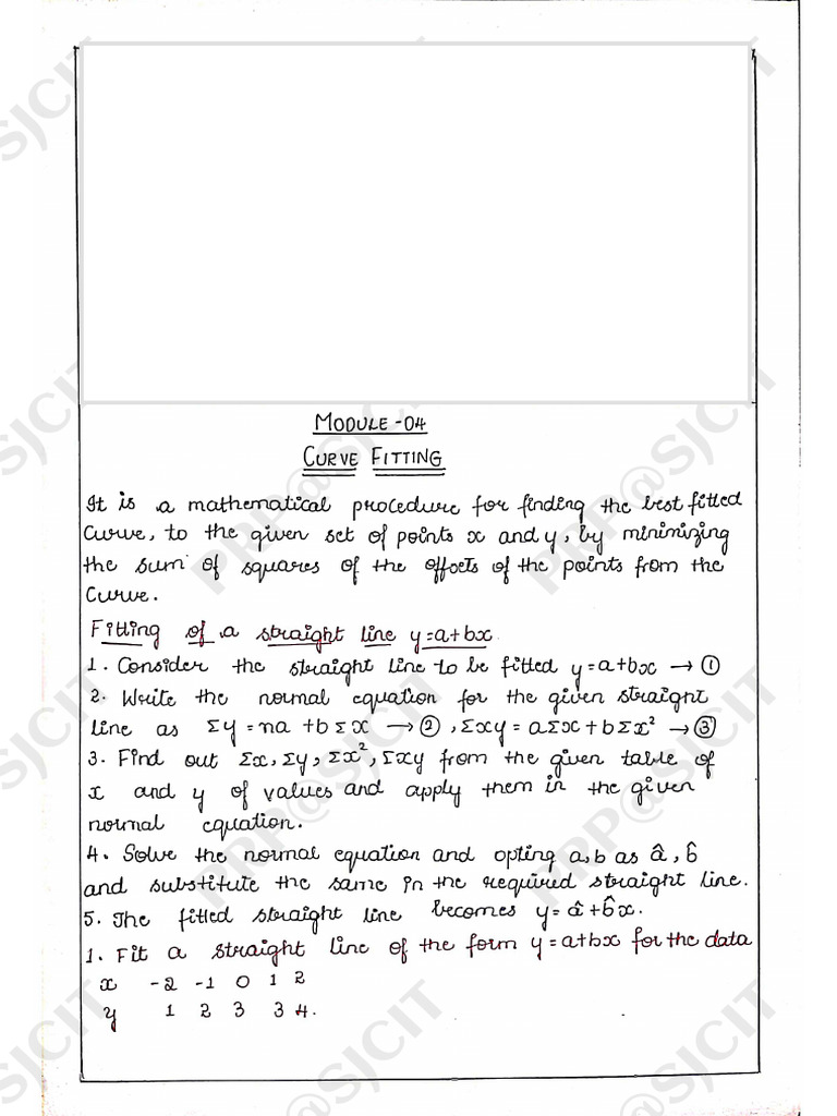 Correlation and Regression - Notes | PDF