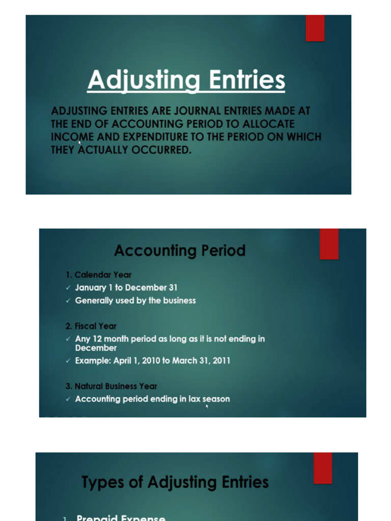 Adjusting Entries Chapter 7 | PDF