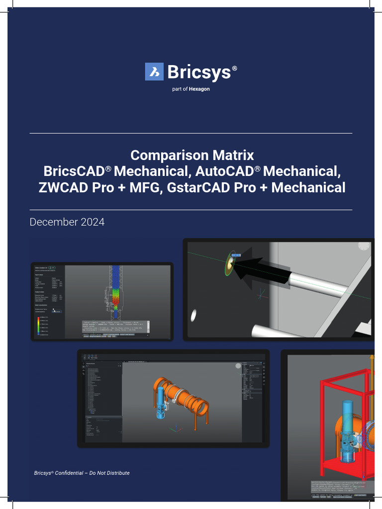 Competitive Matrix BricsCAD Mechanical-V25-en - US | PDF